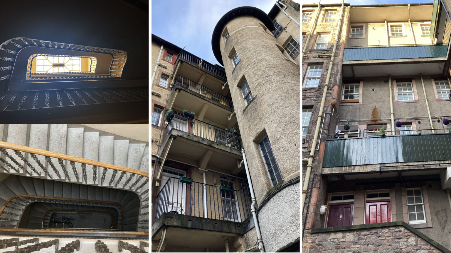 Exploring tenement building details: a walk around Edinburgh - Engine Shed